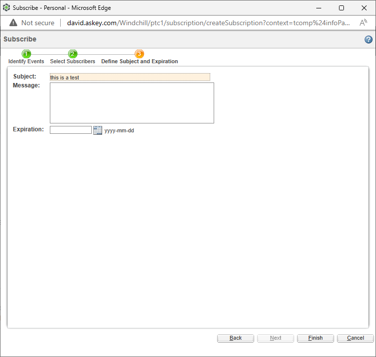 Solved: Subscription Emails: How to Customize Subject Line... - PTC Community
