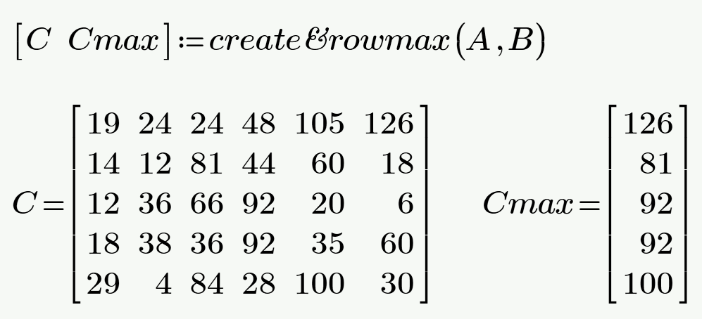 Solved: Inquiry regarding matrix multiplication - PTC Community