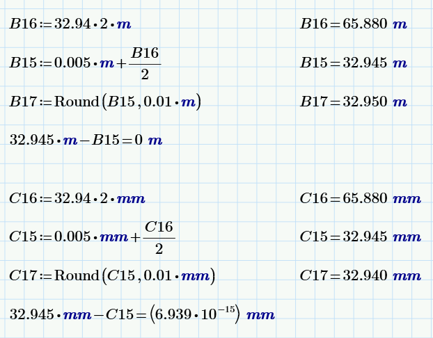 Rounding Issue - MathCAD Prime 9 - PTC Community