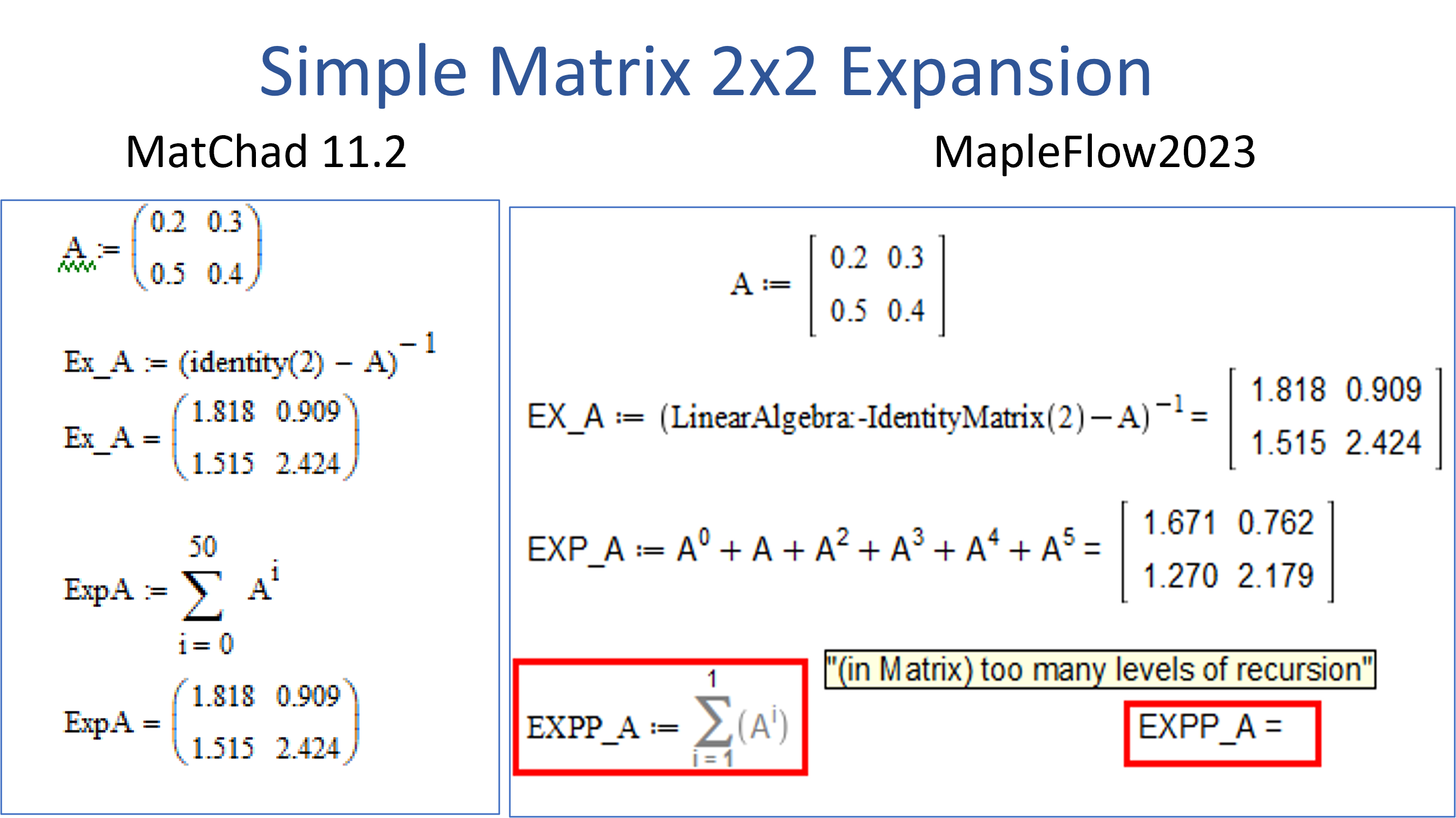 Mathcad 11.2 (Maple Engine): a comparison - PTC Community
