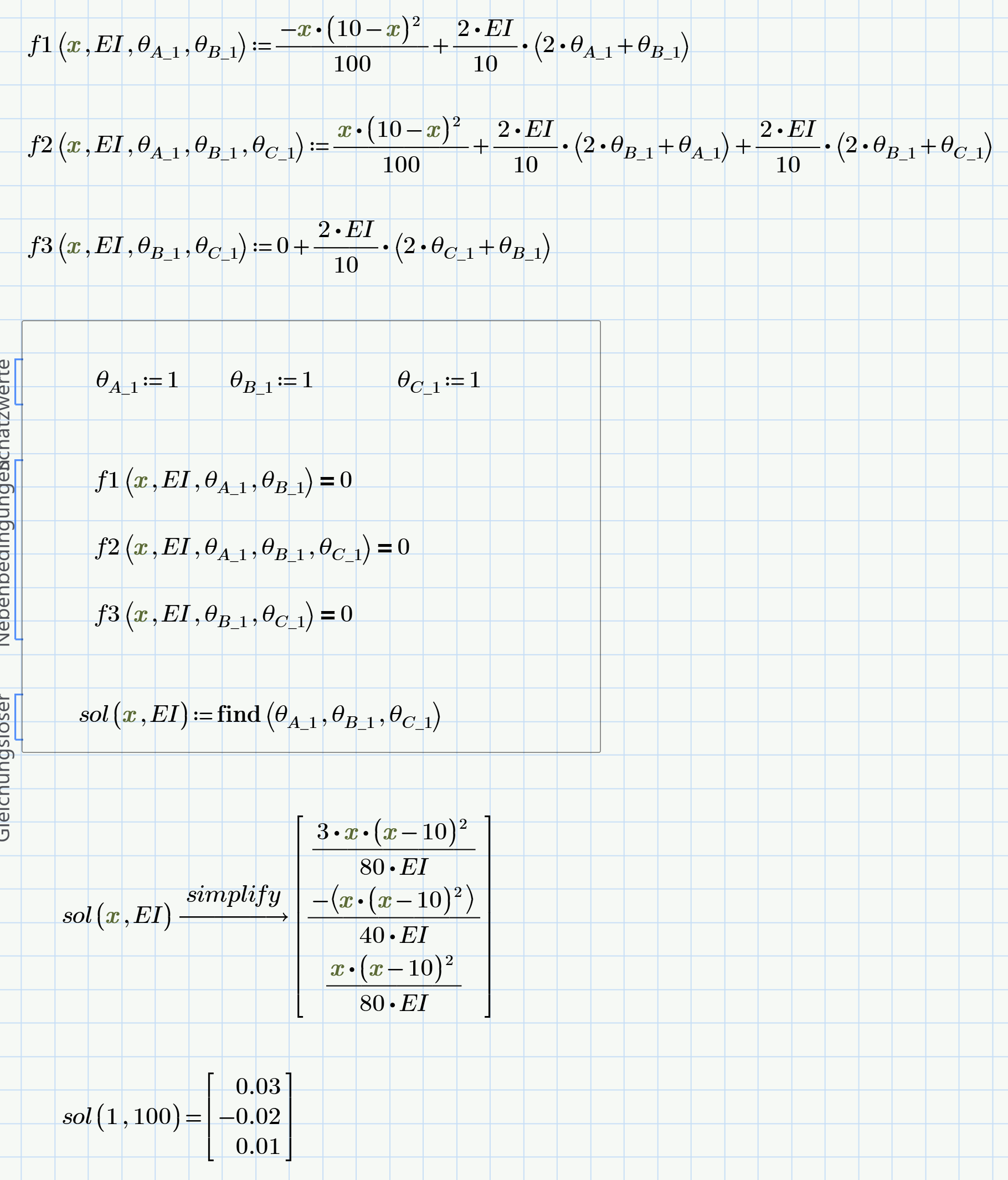 Solved: resolucion de ecuaciones con variables - PTC Community