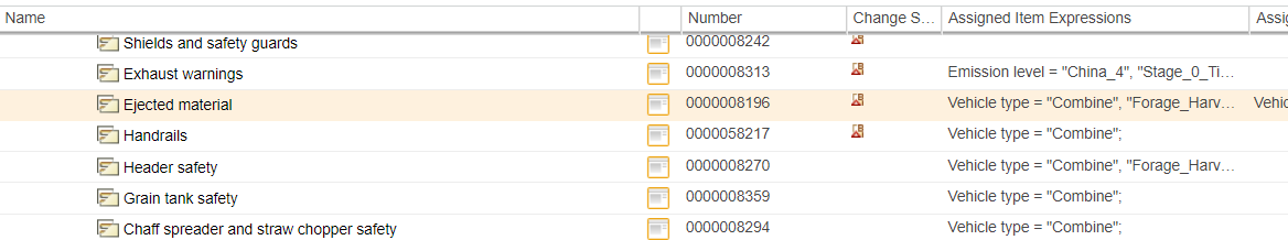 Windchill search assigned usage/item expressions a... - PTC Community