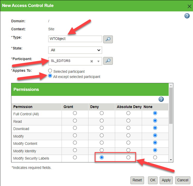 Solved: Security Labels - Want to restrict editing to a gr... - PTC Community