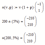 Plus/Minus sign Mathcad Prime? - PTC Community