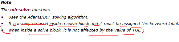 Solved: ODE solve tolerance - PTC Community
