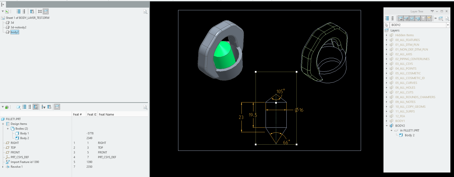 Solved: Multibody Part in Drawing - PTC Community