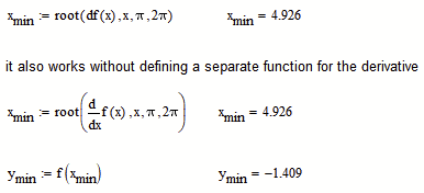 Solved: Find a minimum of the function - PTC Community