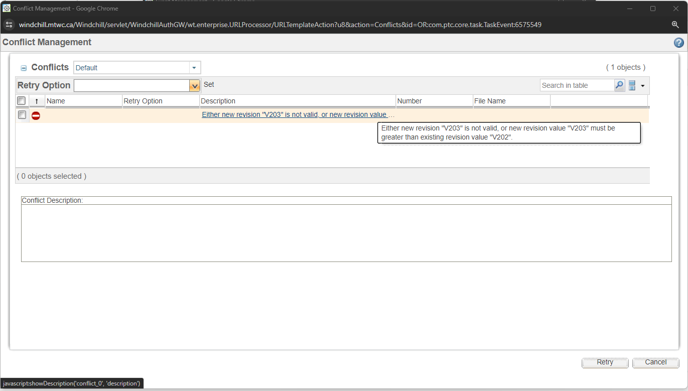 Solved: User is unable to change version of a part from V2... - PTC Community