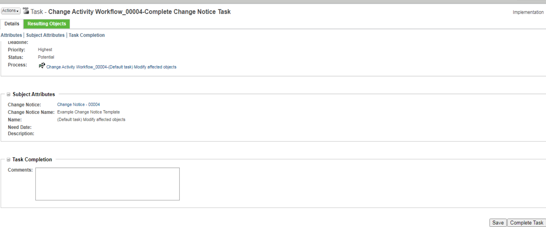 Complete task button to be disabled using workflow... - PTC Community