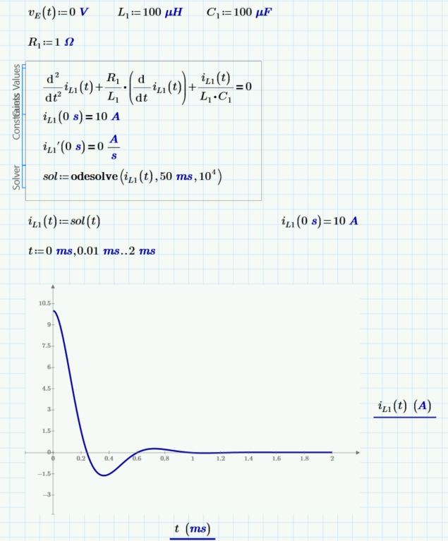 Solved: How to parameterize odesolve with some paramteres? - PTC Community