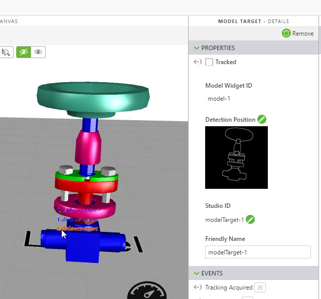 Solved: Model Target Detection setting - PTC Community
