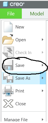 disable Save Option - PTC Community