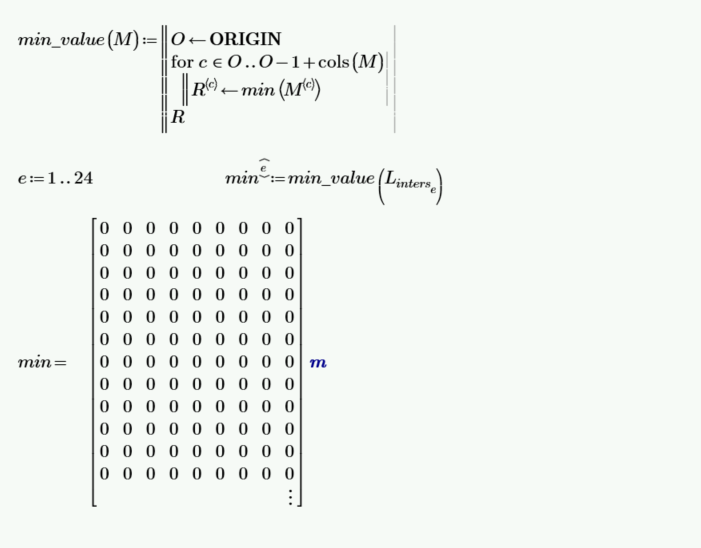 Solved: minimum value in each column in several matrices - PTC Community