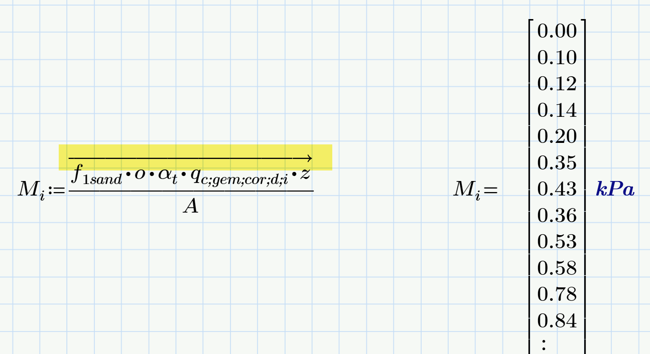 Multipling differences in excel and mathcad - PTC Community