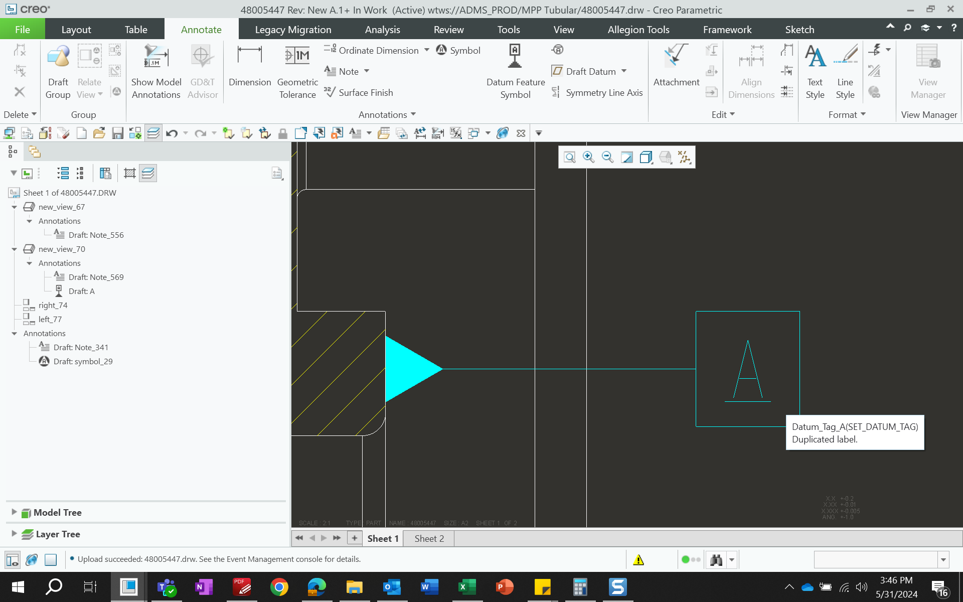 Solved: Duplicate Datum Error - PTC Community