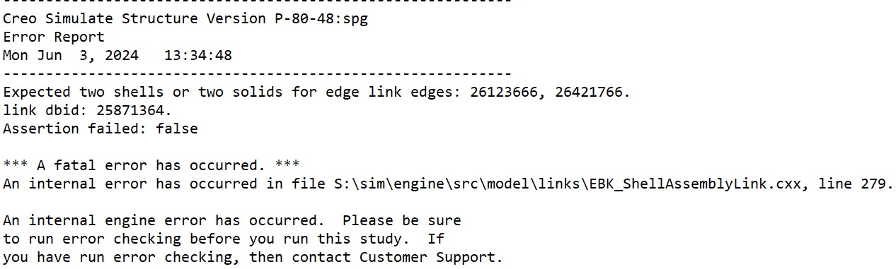 Troubleshooting a fatal error - PTC Community