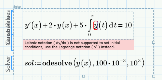 Solved: How to solve Integro-differential equation numeric... - PTC ...