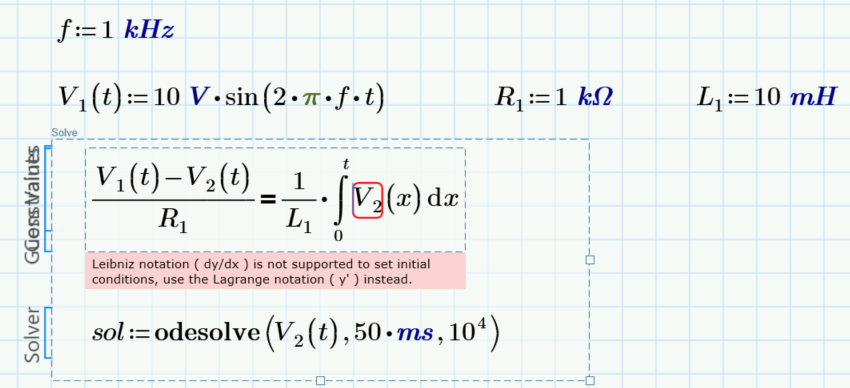 Solved: How to solve this eq with odesolve? - PTC Community