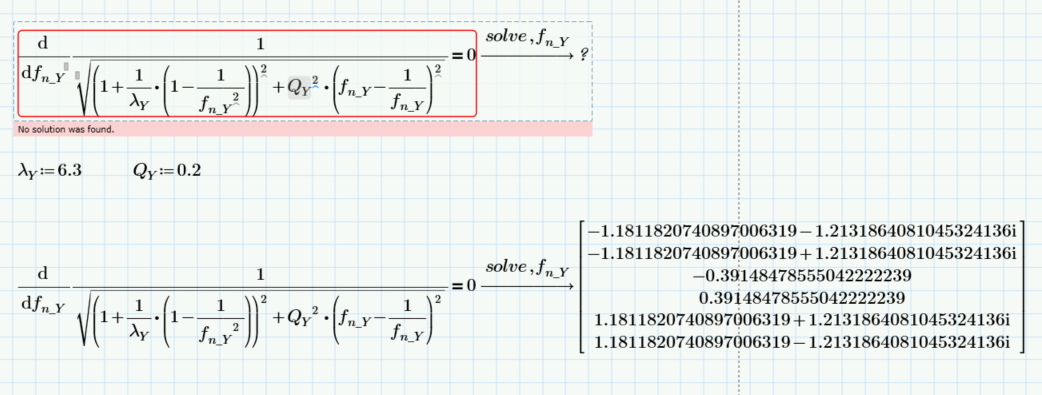 Solved: Math equation solve issue - PTC Community