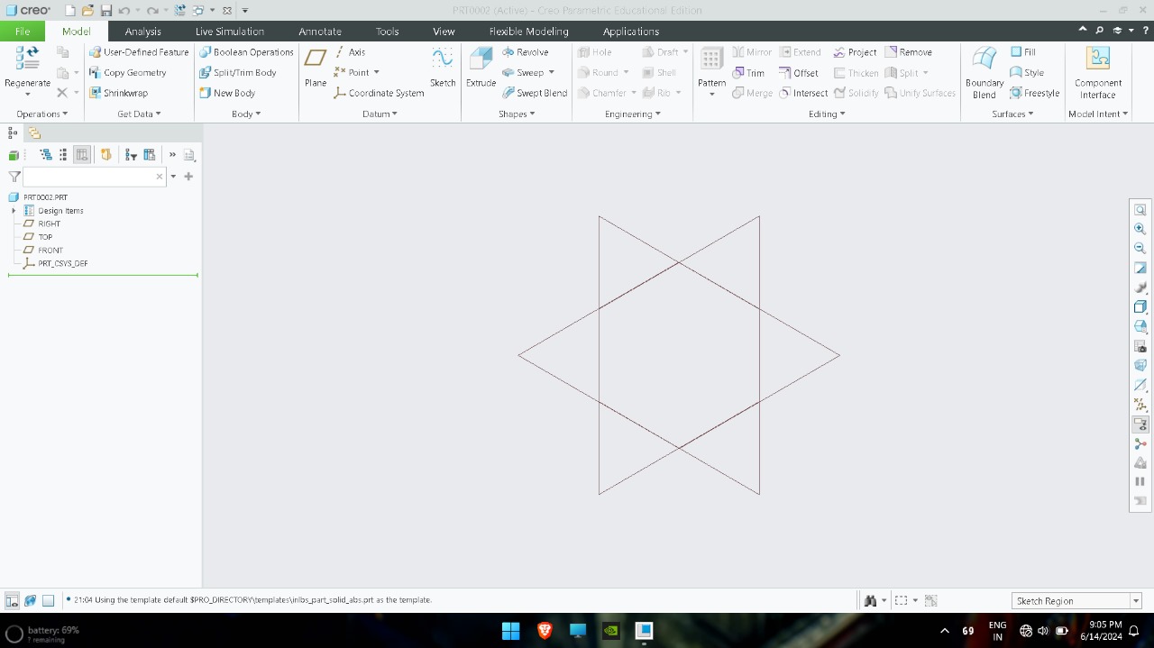 Solved: Black screen in Creo Parametric Educational Editio... - PTC ...