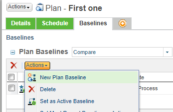 Track the delay in plan with help of Baseline feat... - PTC Community