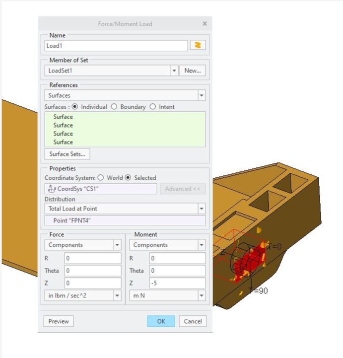 Solved: Finding stress at an angle for a rotating part - PTC Community