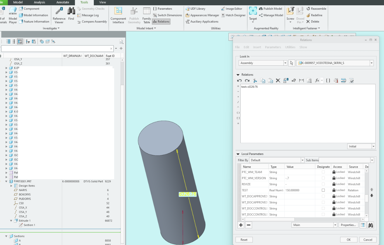 Solved: Drawing table with profile lengths (flexible compo... - PTC ...