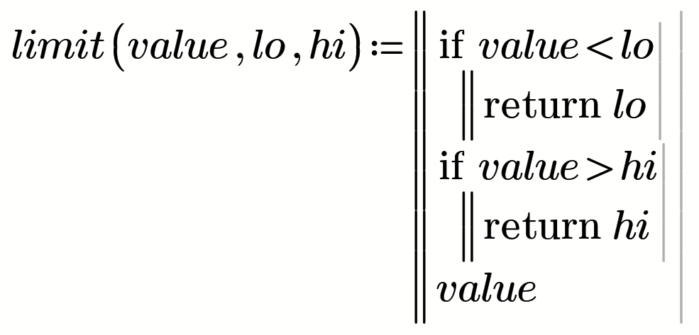 How do I limit the values in an array in matchad p... - PTC Community