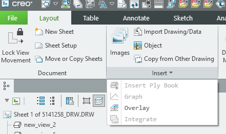 Solved: Is it possible to import drawing page creo into a ... - PTC ...