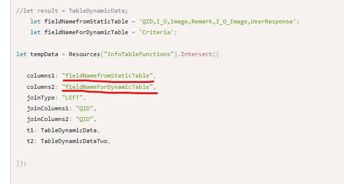 Solved: Intersect and Derive Fields InfotableFunctions Err... - PTC Community