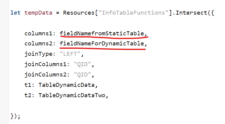 Solved: Intersect and Derive Fields InfotableFunctions Err... - PTC Community