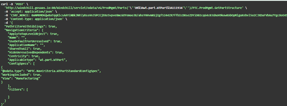 Solved: Unable to execute the get BOM REST API - PTC Community