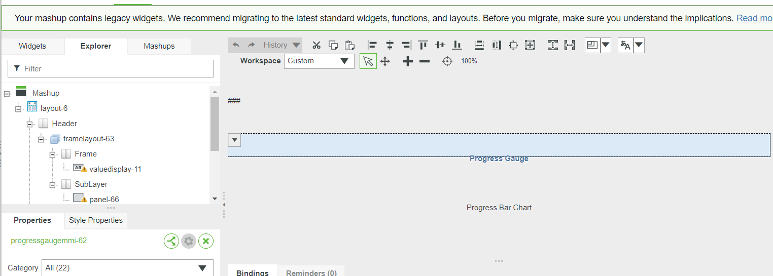 How to add info next to Progress Gauge - PTC Community