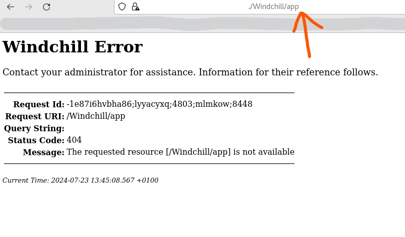 Solved: When accessing the Windchill URL "http://