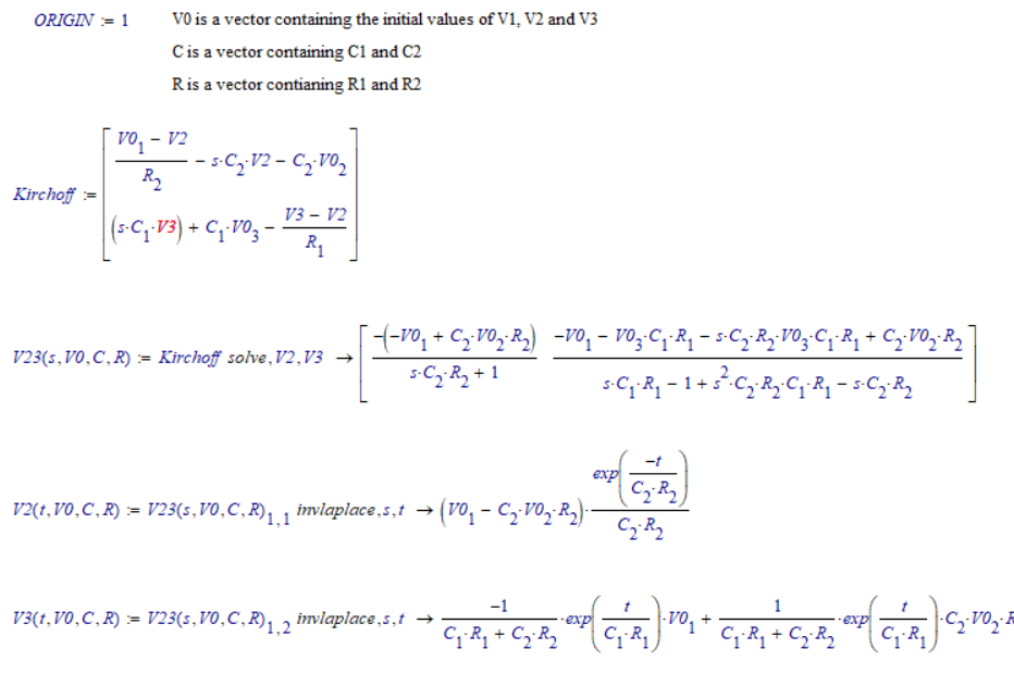 Solved: Getting started with Laplace in MathCAD - PTC Community