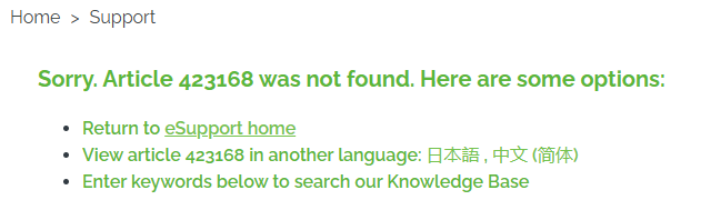 Solved: Alert Article Not Available In English - PTC Community