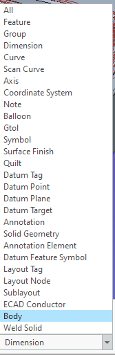 Solved: Part - Copy Geometry - Bodies - Hide Copy Geom Fea... - PTC Community
