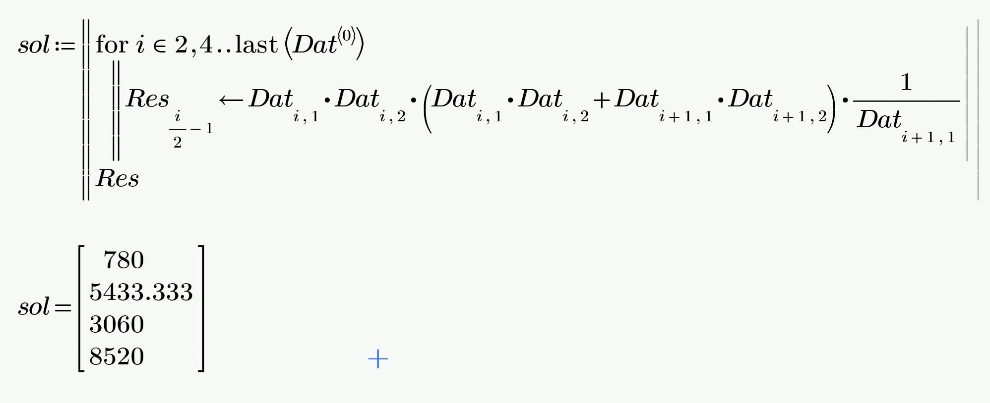Solved: Operación de matriz - PTC Community