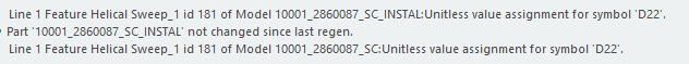 Solved: Unitless Value Assignment Not Resolving After Manu... - PTC ...