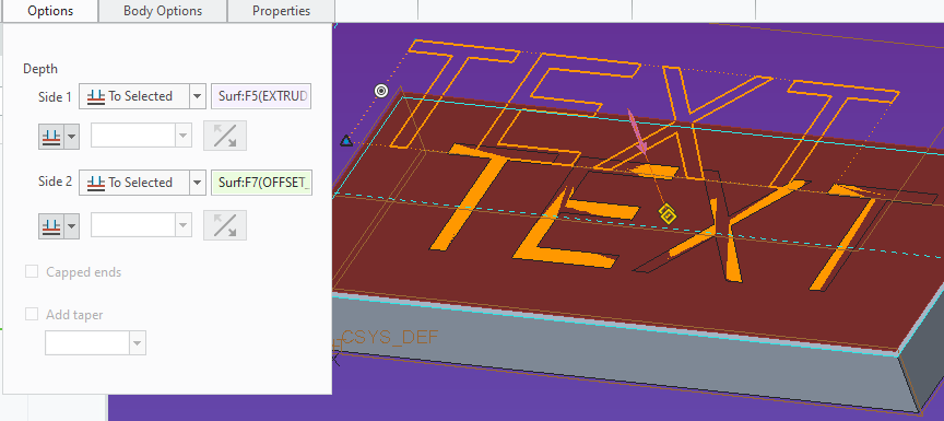 Solved: Parametric Editable Embossed Text? - PTC Community