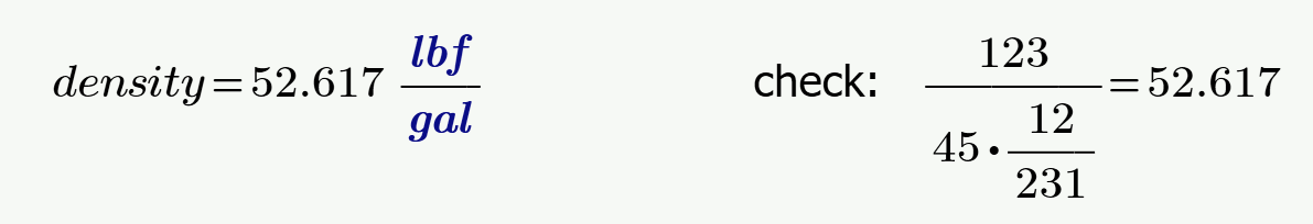 Solved: Hydrostatic Pressure calculation using conversion ... - PTC Community