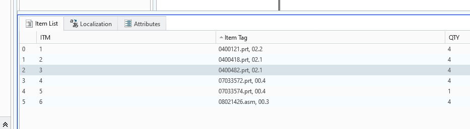 Creo Illustrate numbering (and renumbering) Item L... - PTC Community