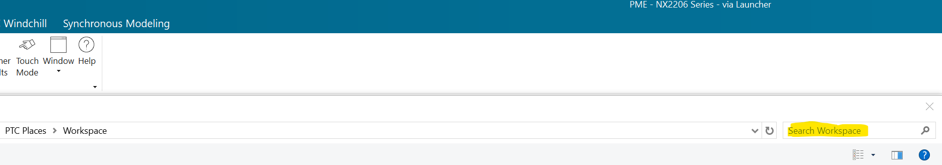 Search in NX and Windows Explorer fails when WGM i... - PTC Community