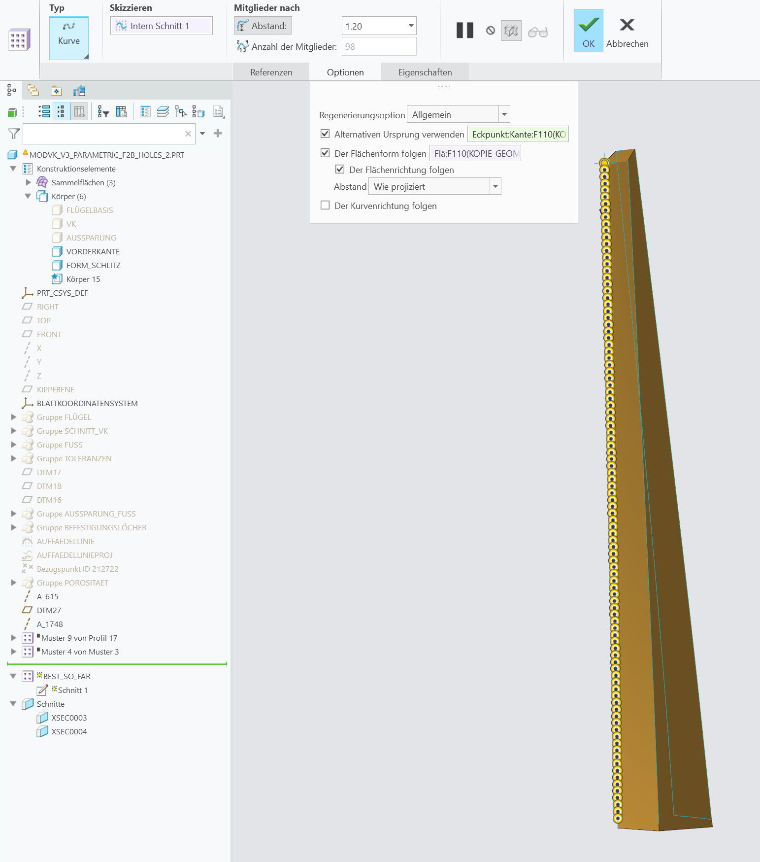 Solved: Pattern to twist with a geometry - PTC Community