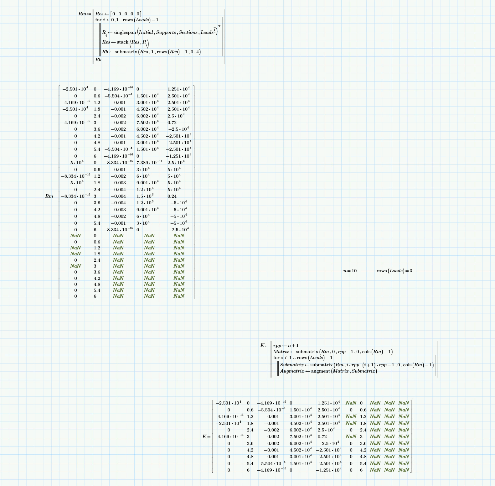 Solved: Augment in Mathcad - PTC Community