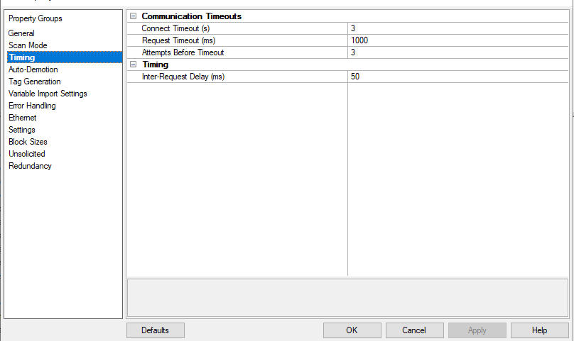 Solved Inter Request Delay Wtih Modbus Tcp Ptc Community 