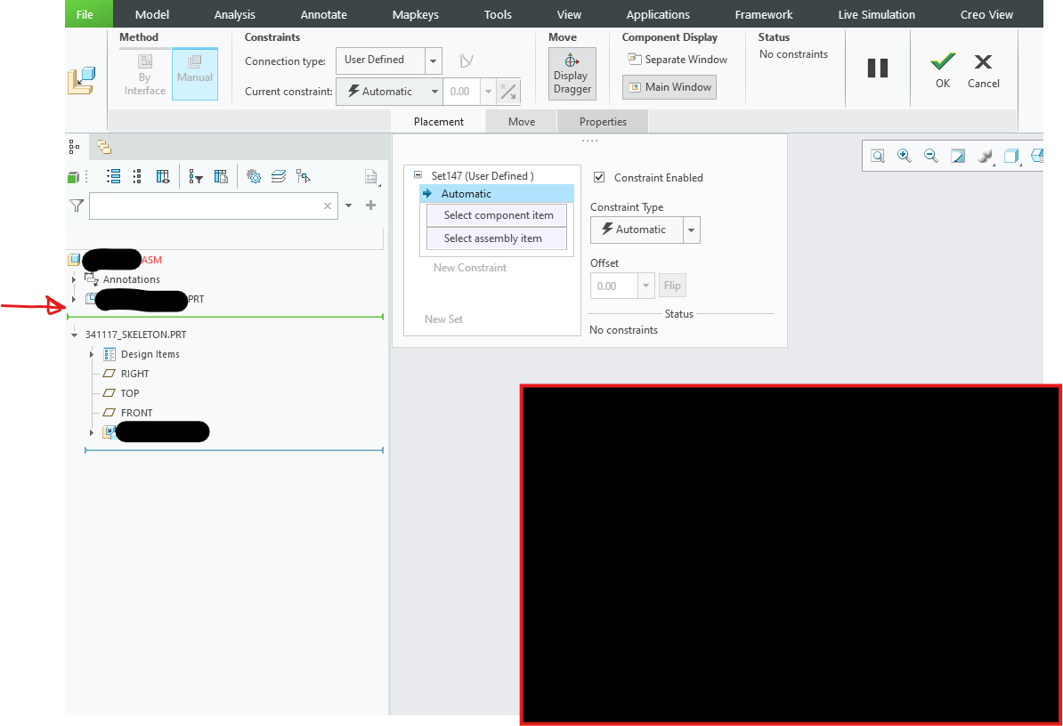 Solved: Items in assembly are above datum planes in assemb... - PTC Community