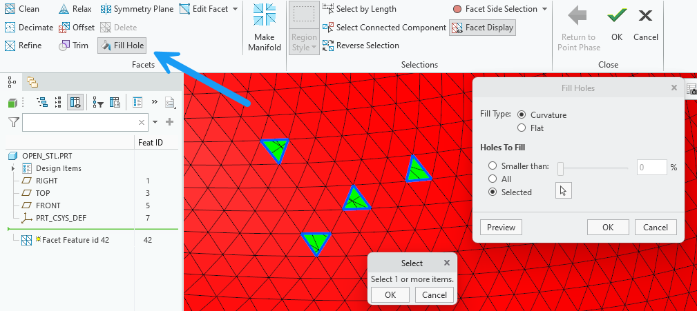 Solved: Checking if imported STL file is closed - PTC Community