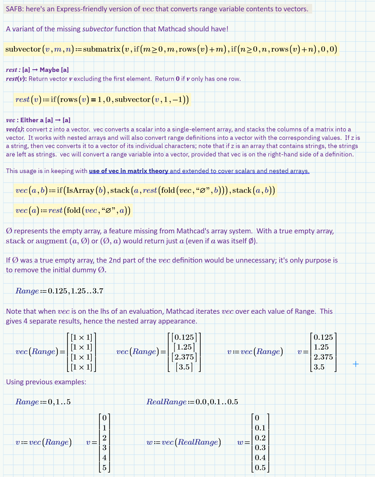 Converting range variables to vectors. - PTC Community