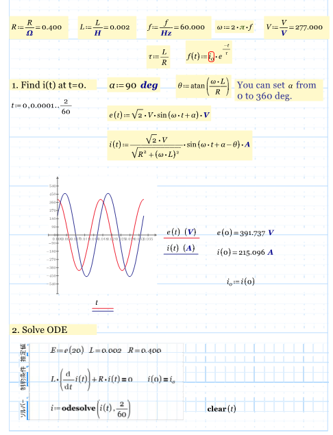 Solved: Circuit ODE set up and solution - symmetrical faul... - PTC ...